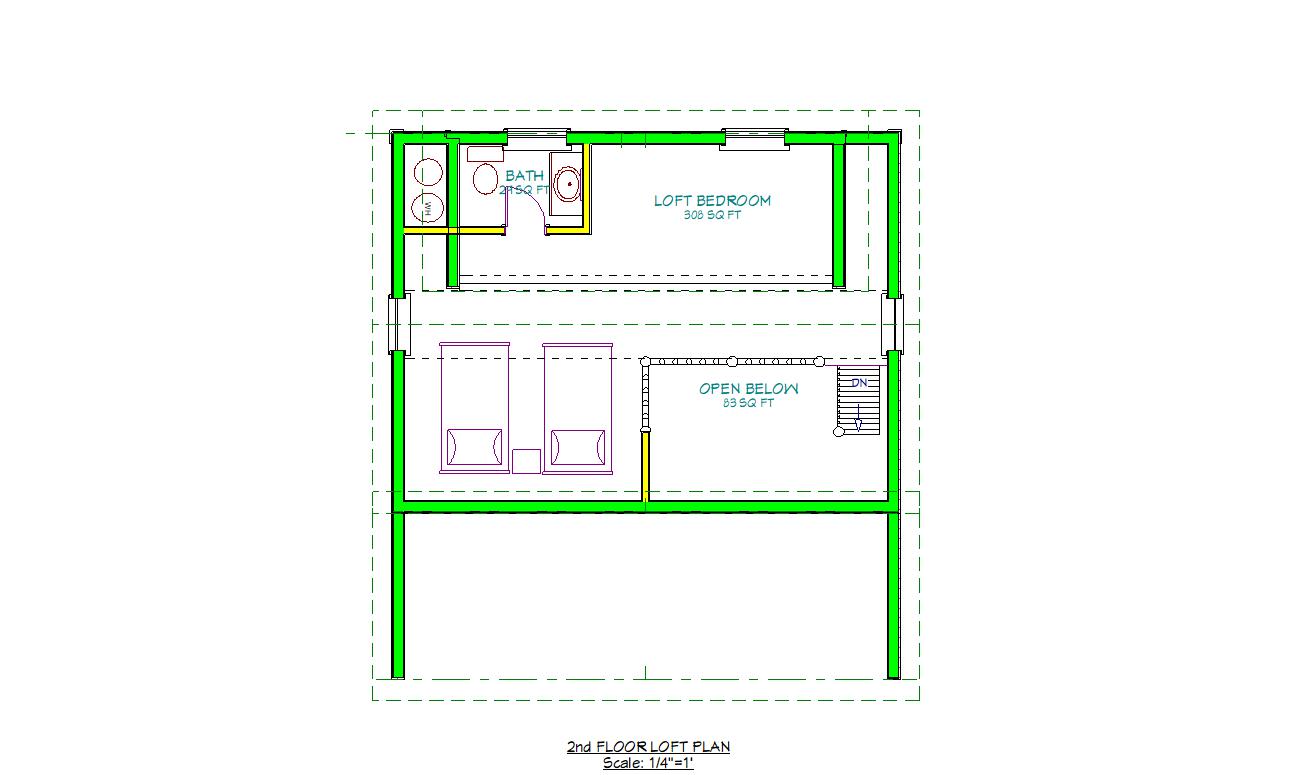 The ADK "Loon" Cabin-18'x24' Plans – Adirondack Cabin Plans